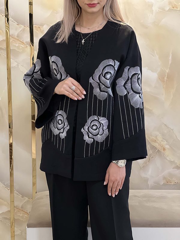 کت مشکی – مانتو زنانه فرانچی